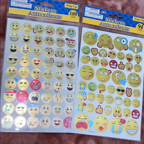 Office | Emoji Notepad Sticker Set | Poshmark